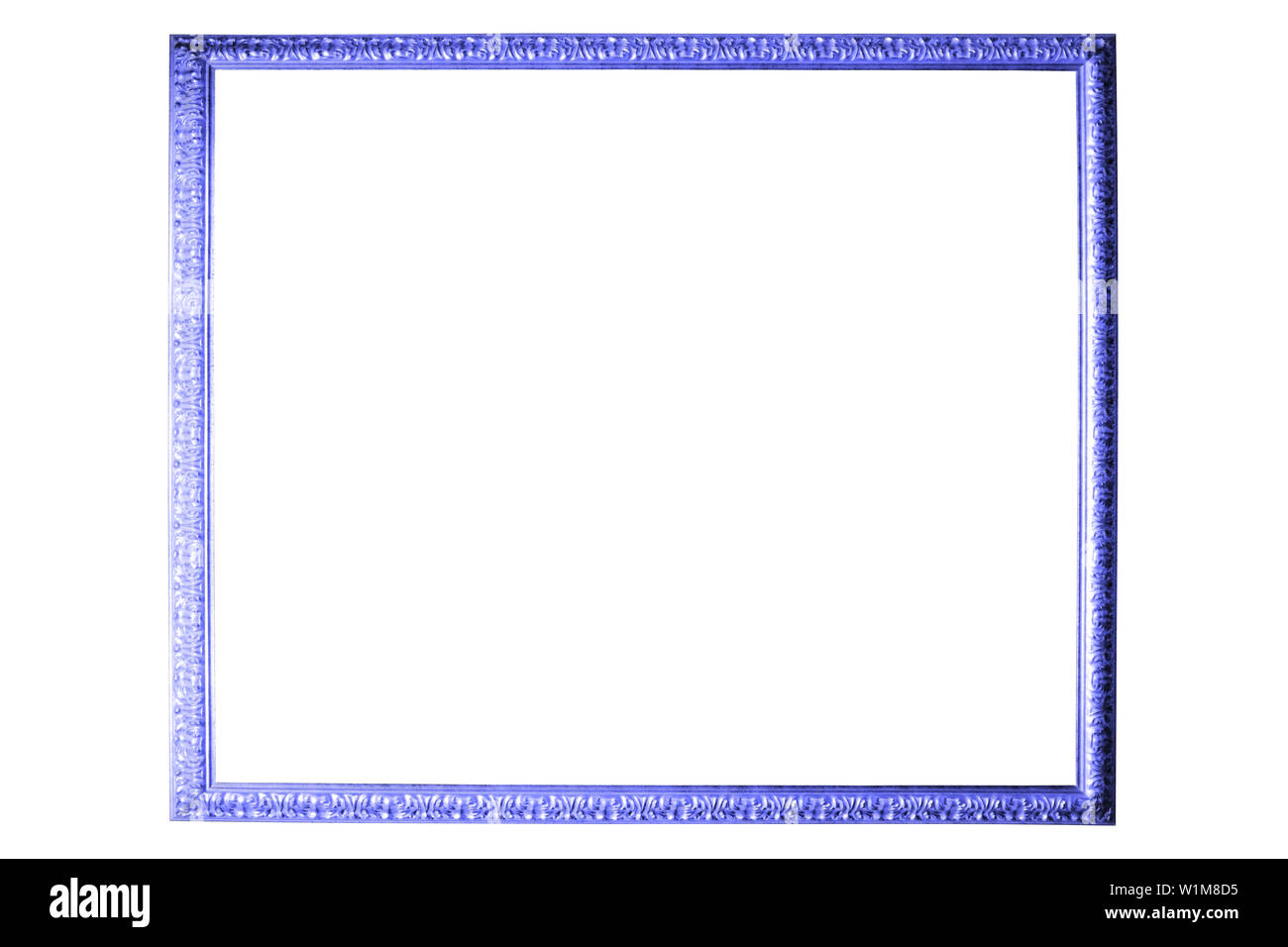blue frame isolated on white background Stock Photo - Alamy