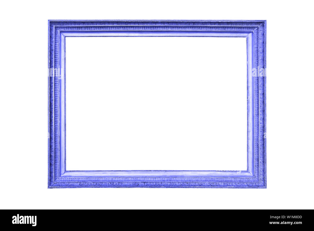 blue frame isolated on white background Stock Photo - Alamy