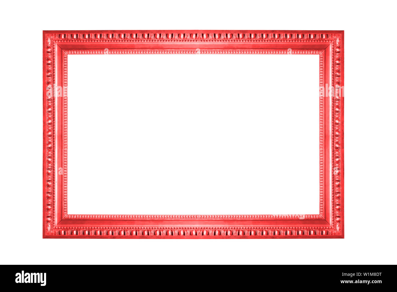 red frame isolated on white background Stock Photo - Alamy