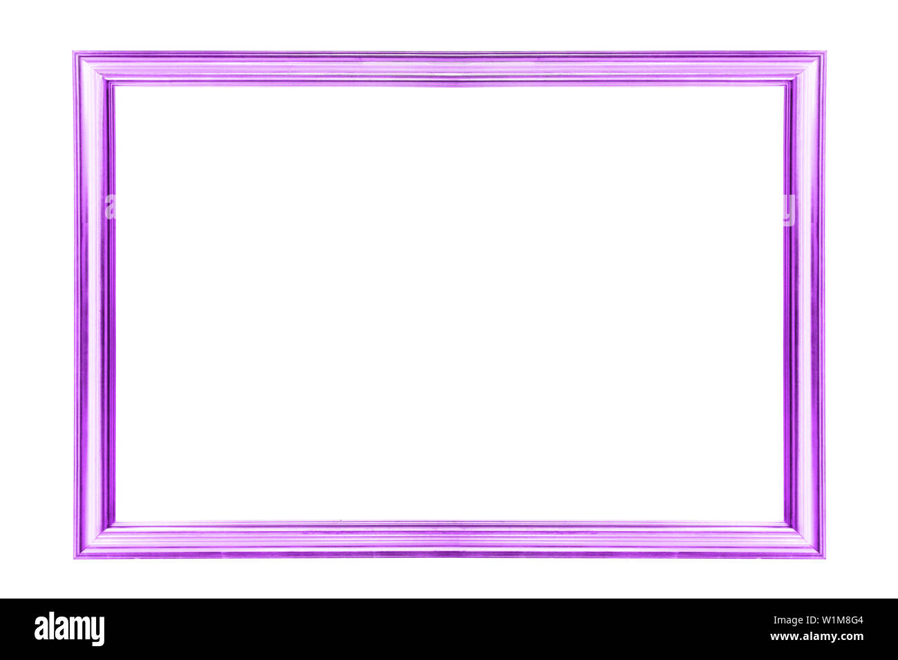 purple frame isolated on white background Stock Photo - Alamy