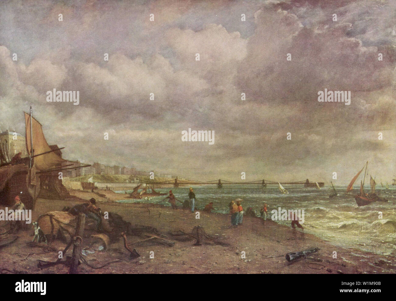 John Constable - Marine Parade Old Chain Pier 1827 Stock Photo - Alamy