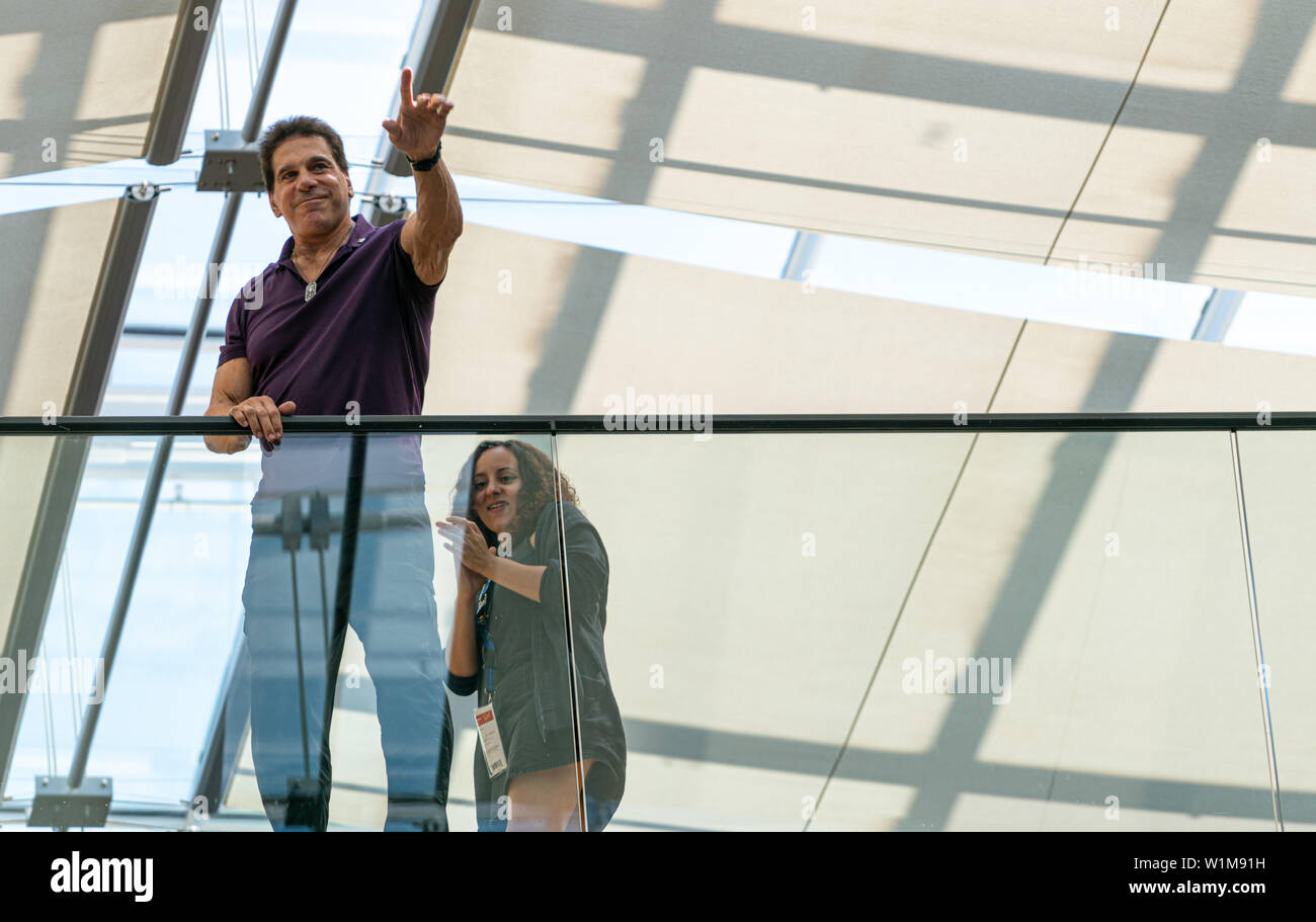 STUTTGART, GERMANY - JUN 29th 2019: Lou Ferrigno (*1951, American actor ...