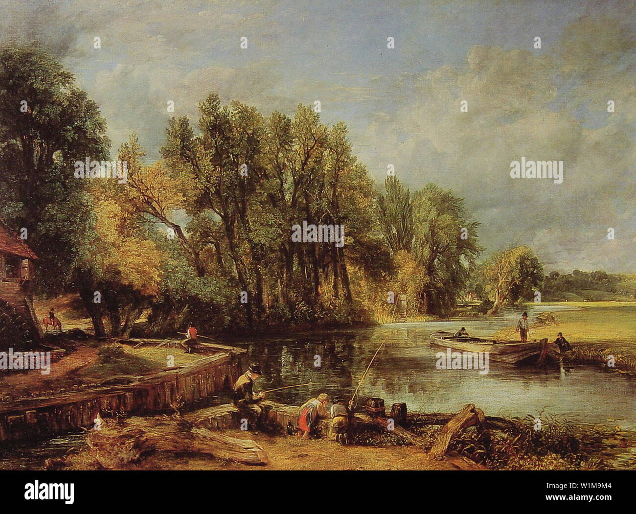 John Constable - Stratford Mill C 1820 Stock Photo - Alamy