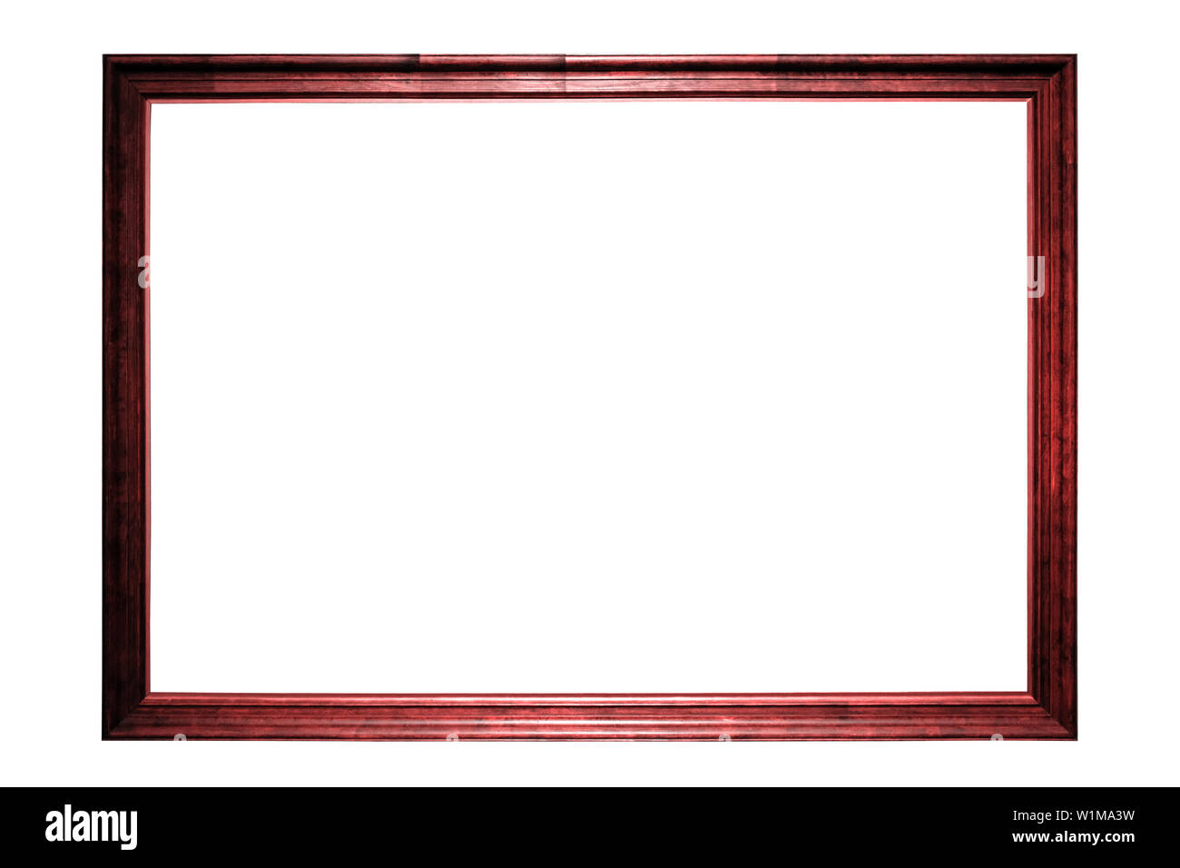 red frame isolated on white background Stock Photo - Alamy