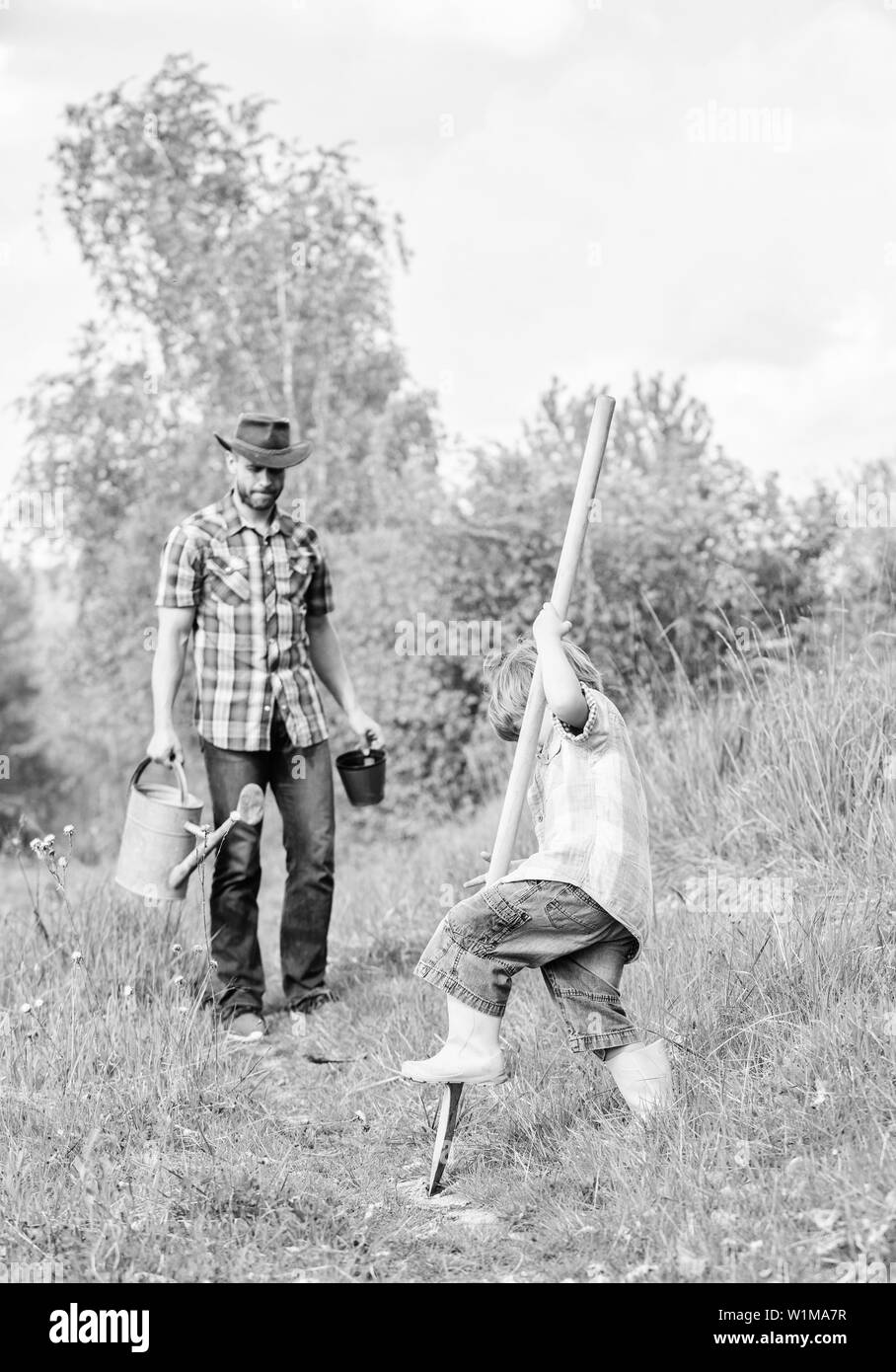 Organic eco farm in Black and White Stock Photos & Images - Alamy