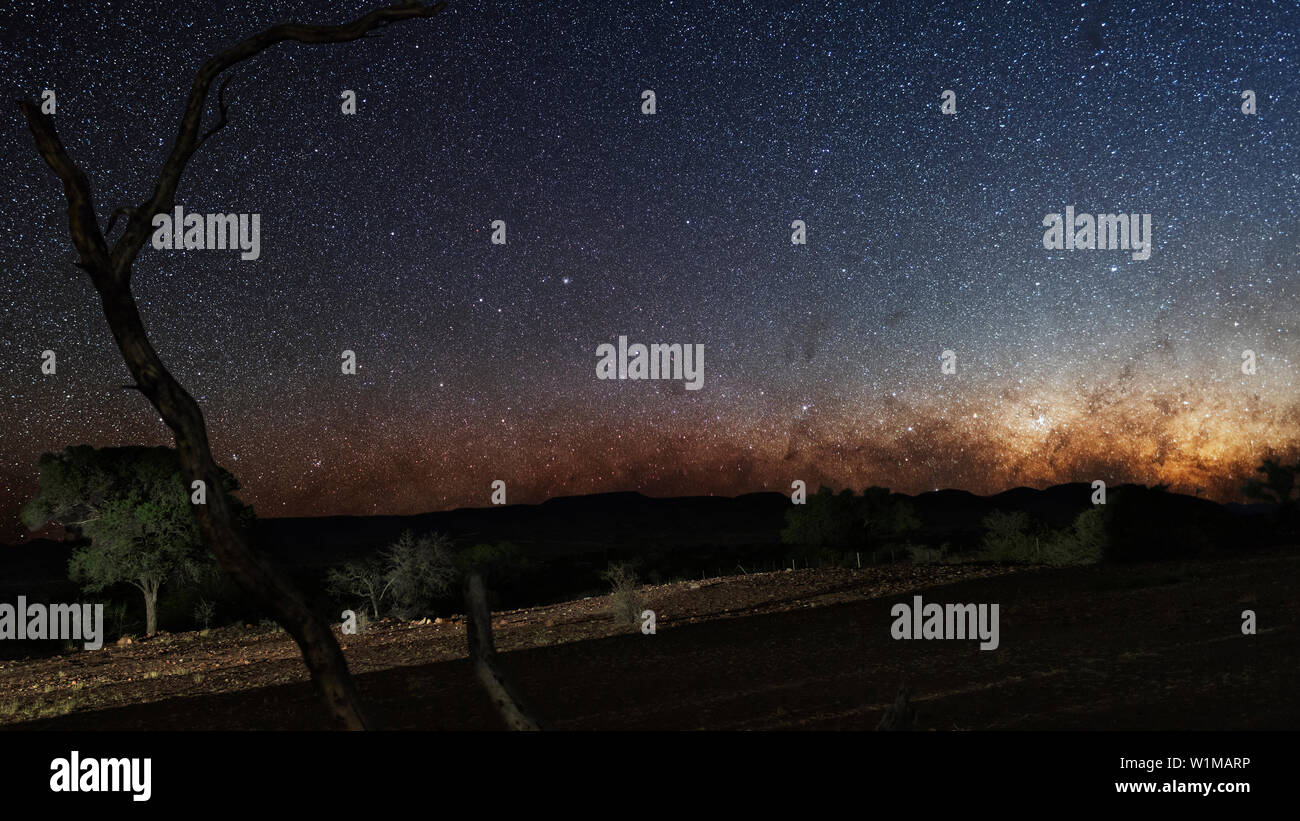 Milky way, Namibia, Africa Stock Photo - Alamy