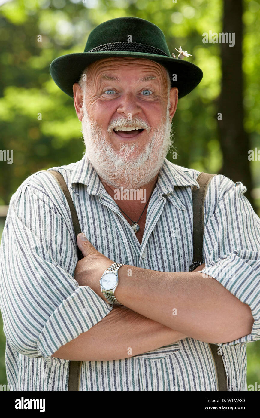 Jolly man beard laughing hi-res stock photography and images - Alamy