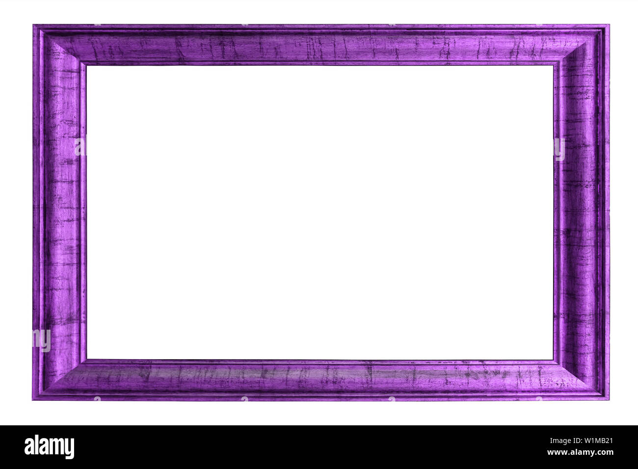 purple frame isolated on white background Stock Photo - Alamy
