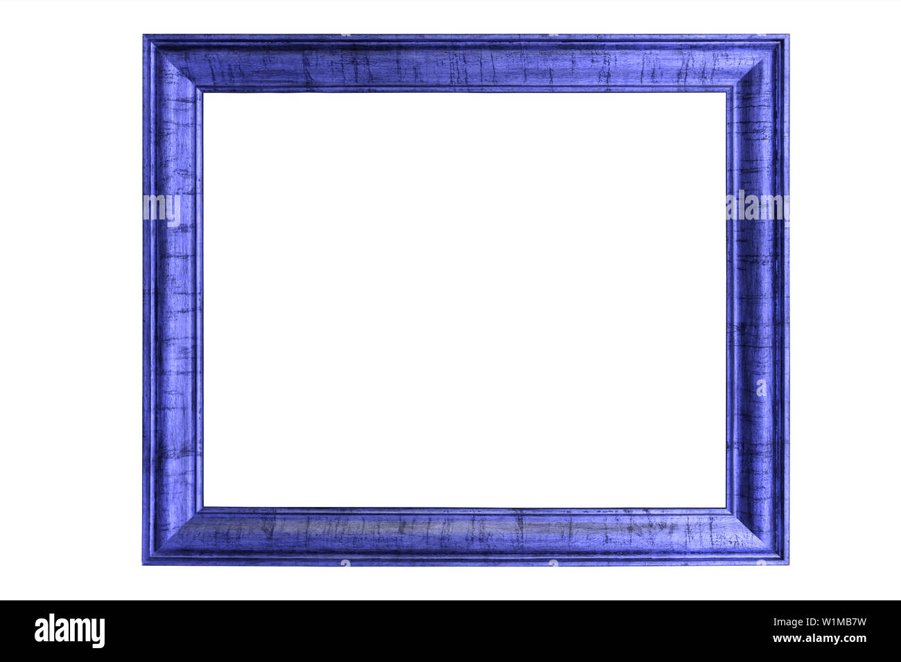 blue frame isolated on white background Stock Photo - Alamy