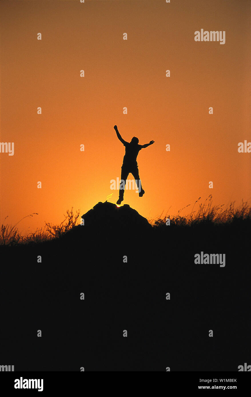 Sun jump rear hi-res stock photography and images - Alamy