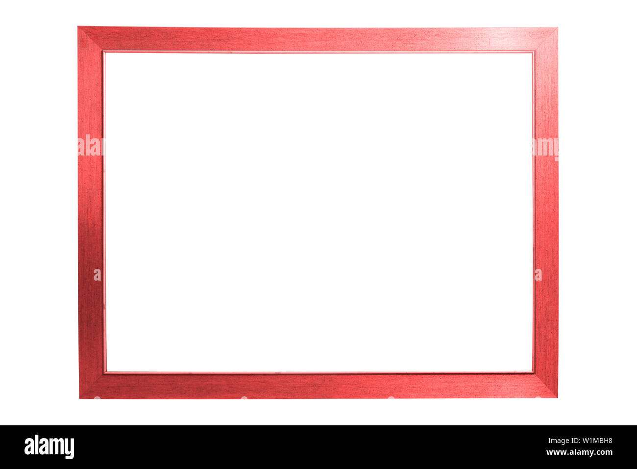 red frame isolated on white background Stock Photo - Alamy