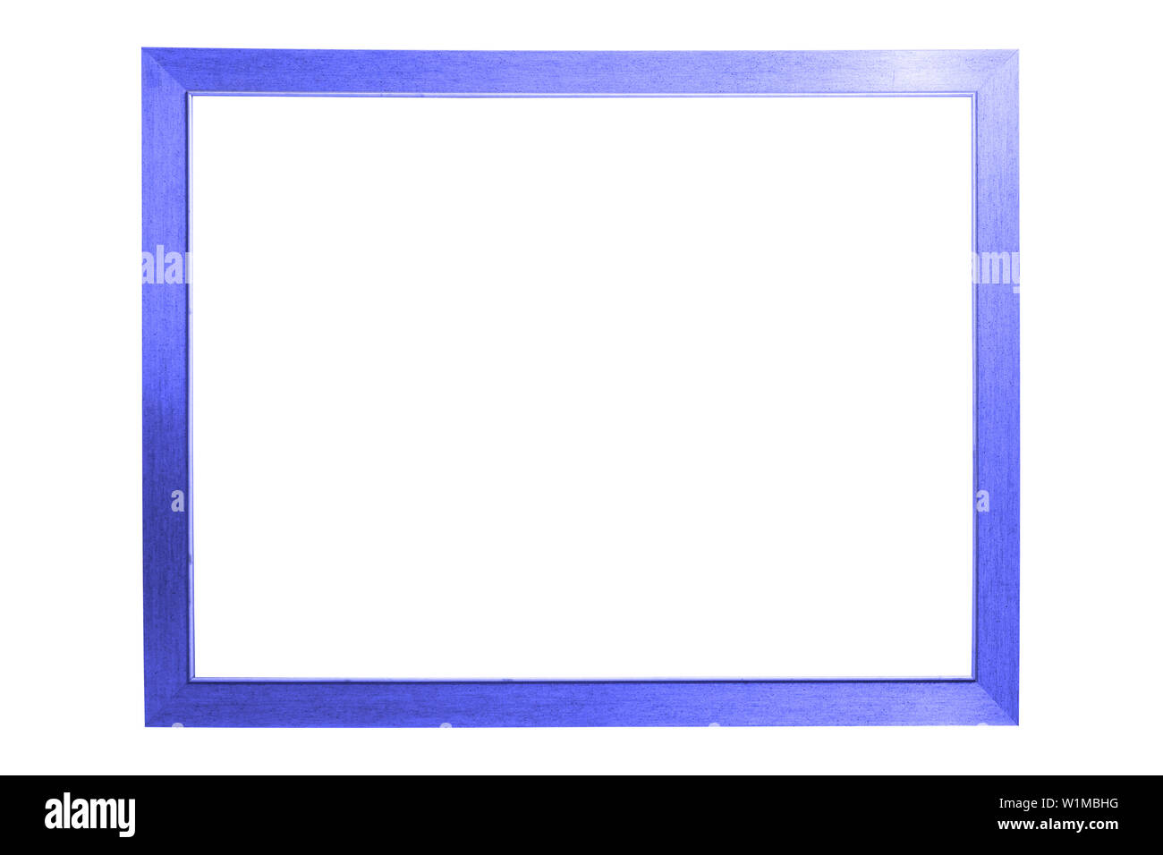 blue frame isolated on white background Stock Photo - Alamy