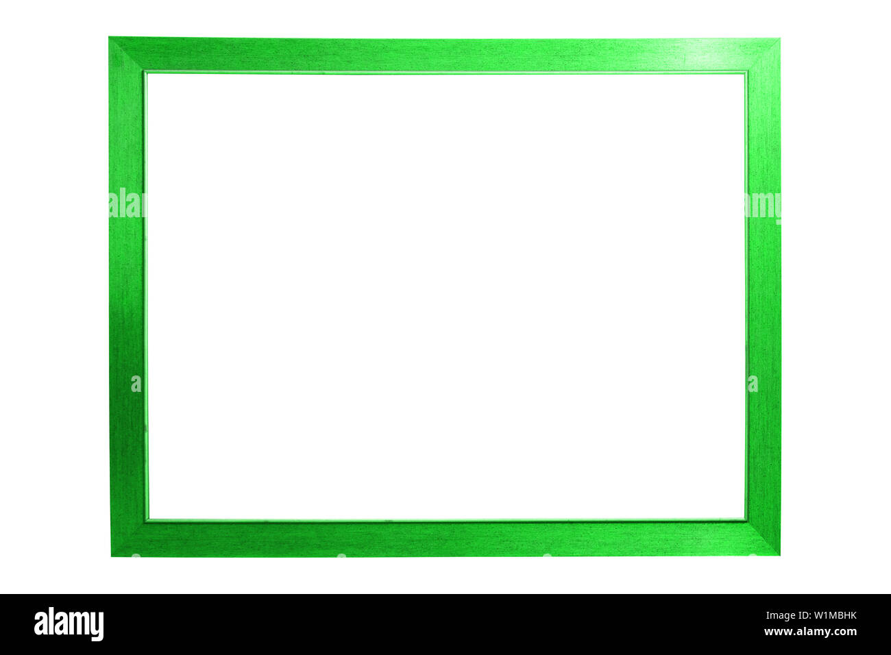 green frame isolated on white background Stock Photo - Alamy