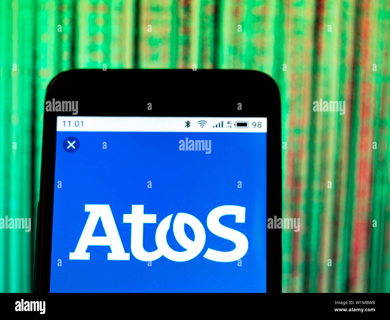 Atos logo hi-res stock photography and images - Alamy