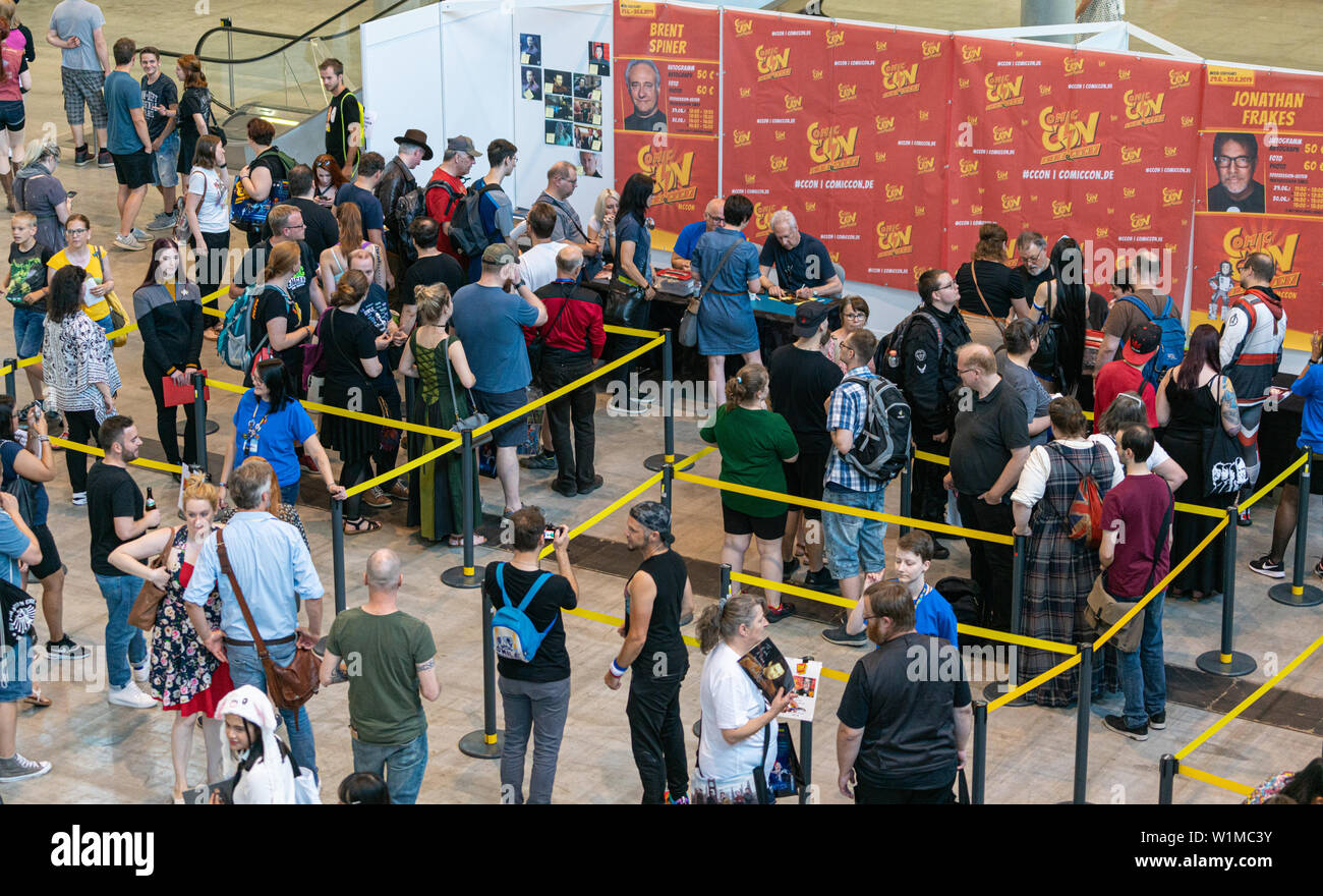 STUTTGART, GERMANY - JUN 29th 2019: Impressions at Comic Con Germany ...