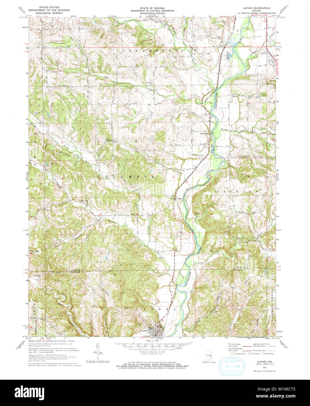 1971 indiana Cut Out Stock Images & Pictures - Alamy