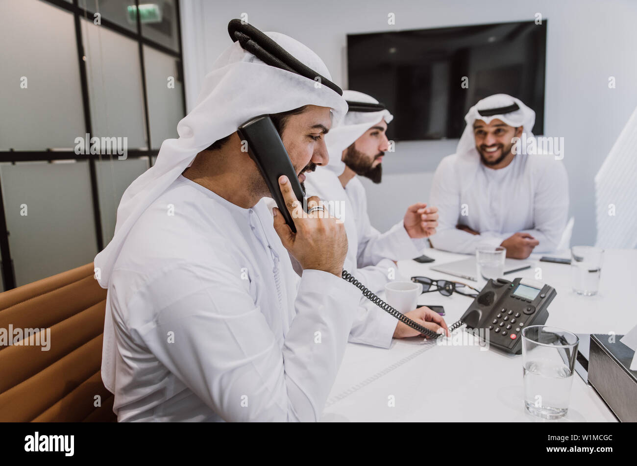 Arabic business team in the office Stock Photo - Alamy