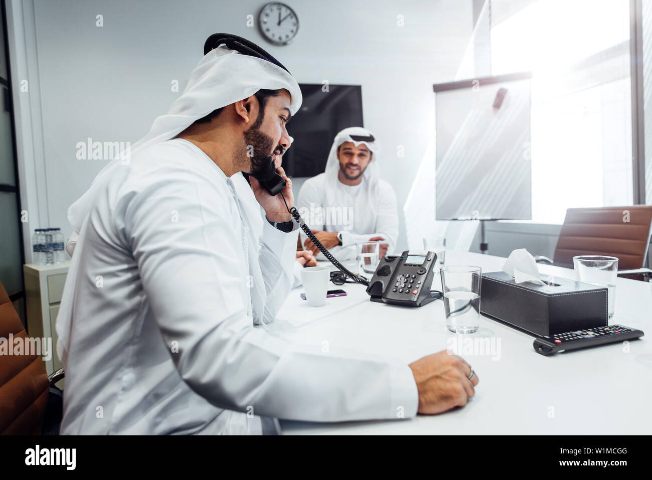 Arabic business team in the office Stock Photo - Alamy