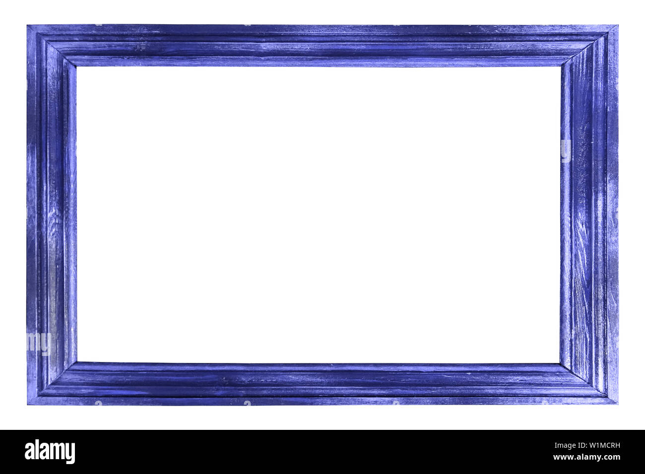 blue frame isolated on white background Stock Photo - Alamy