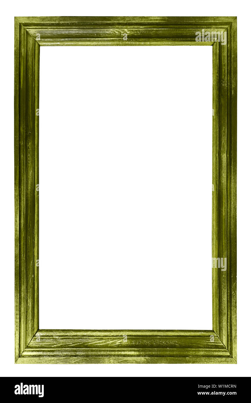 yellow frame isolated on white background Stock Photo - Alamy