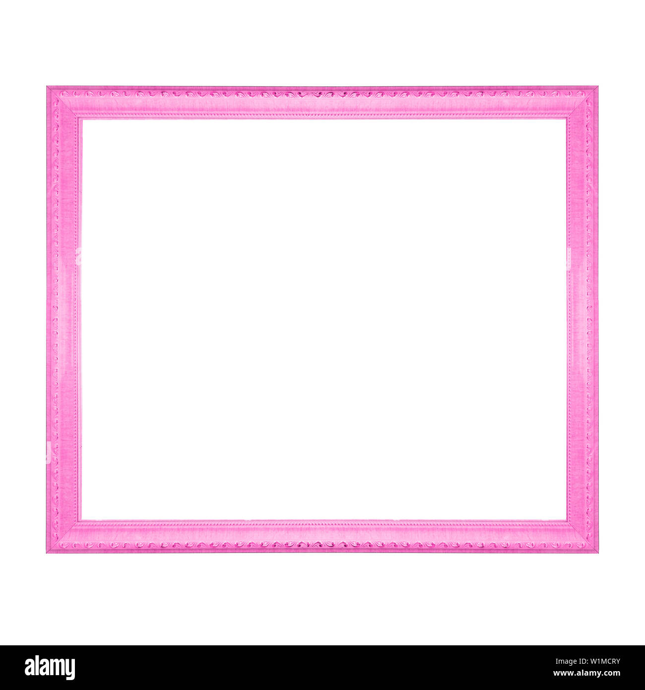 pink frame isolated on white background Stock Photo - Alamy