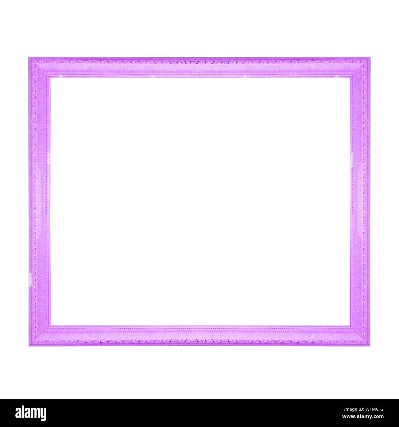 purple frame isolated on white background Stock Photo - Alamy