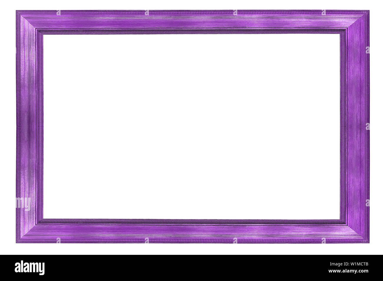 purple frame isolated on white background Stock Photo - Alamy