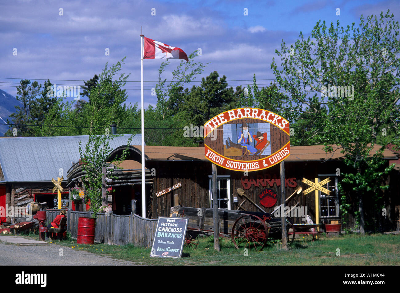 Shop in Carcross Town, Carcross Town, Yukon Territory, Canada Stock ...