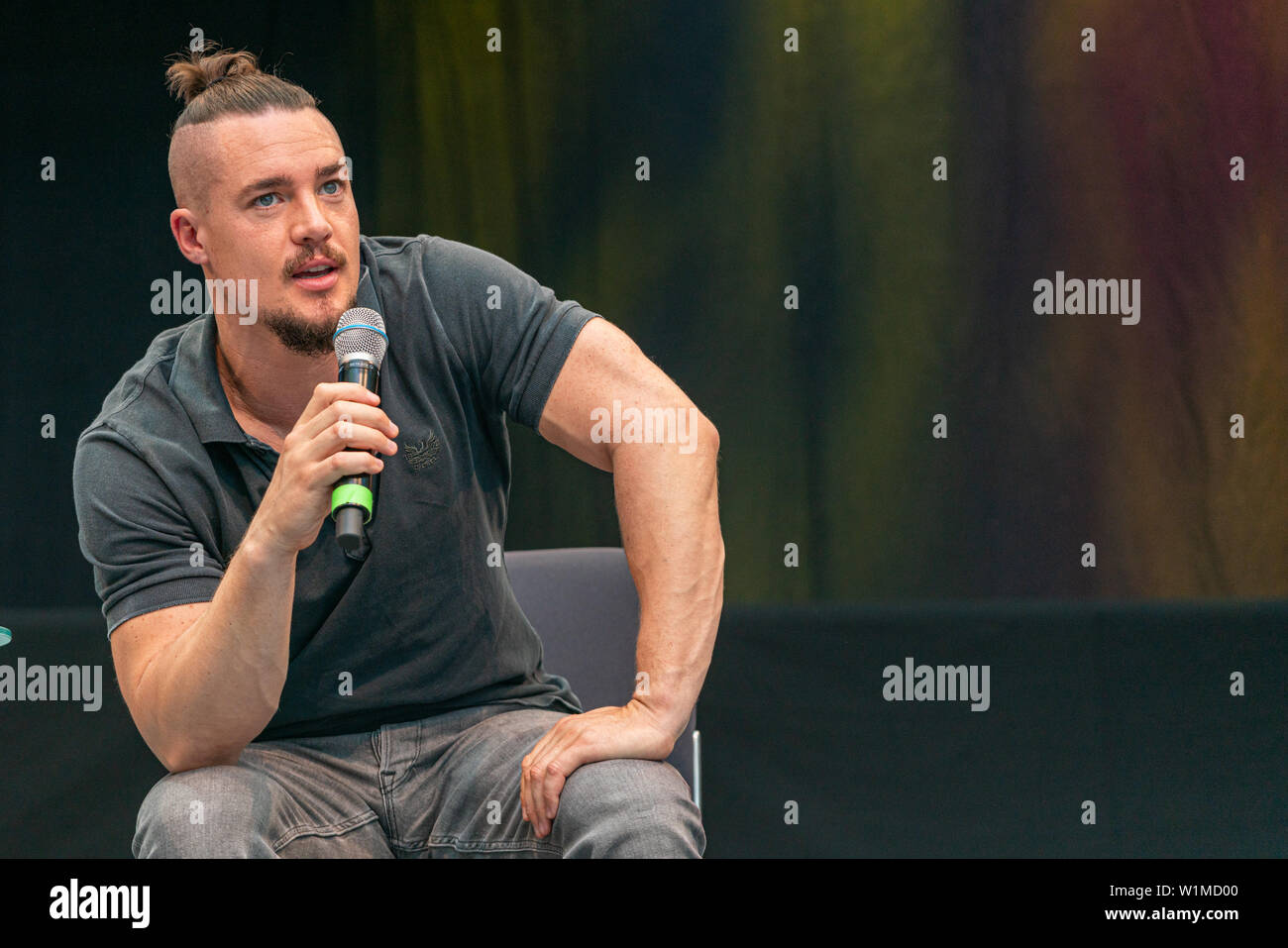 STUTTGART, GERMANY - JUN 29th 2019: Alexander Dreymon (*1983, German ...