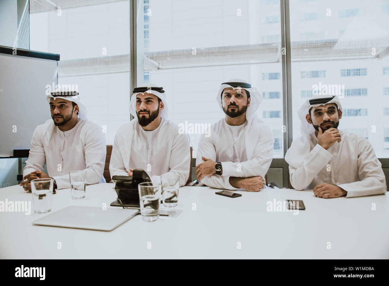 Arabic business team in the office Stock Photo - Alamy