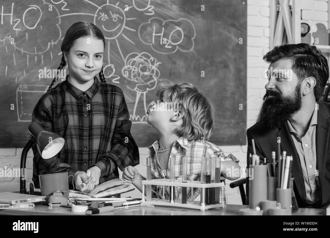 School chemistry laboratory. Laboratory Research - Scientific project ...