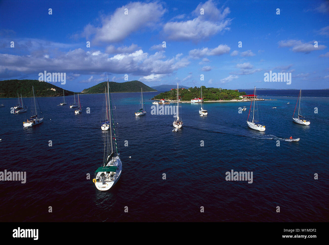 Marina Cay near Tortola, British Virgin Island Caribbean Stock Photo ...