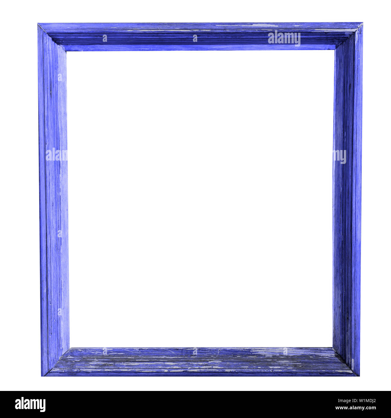 blue frame isolated on white background Stock Photo - Alamy