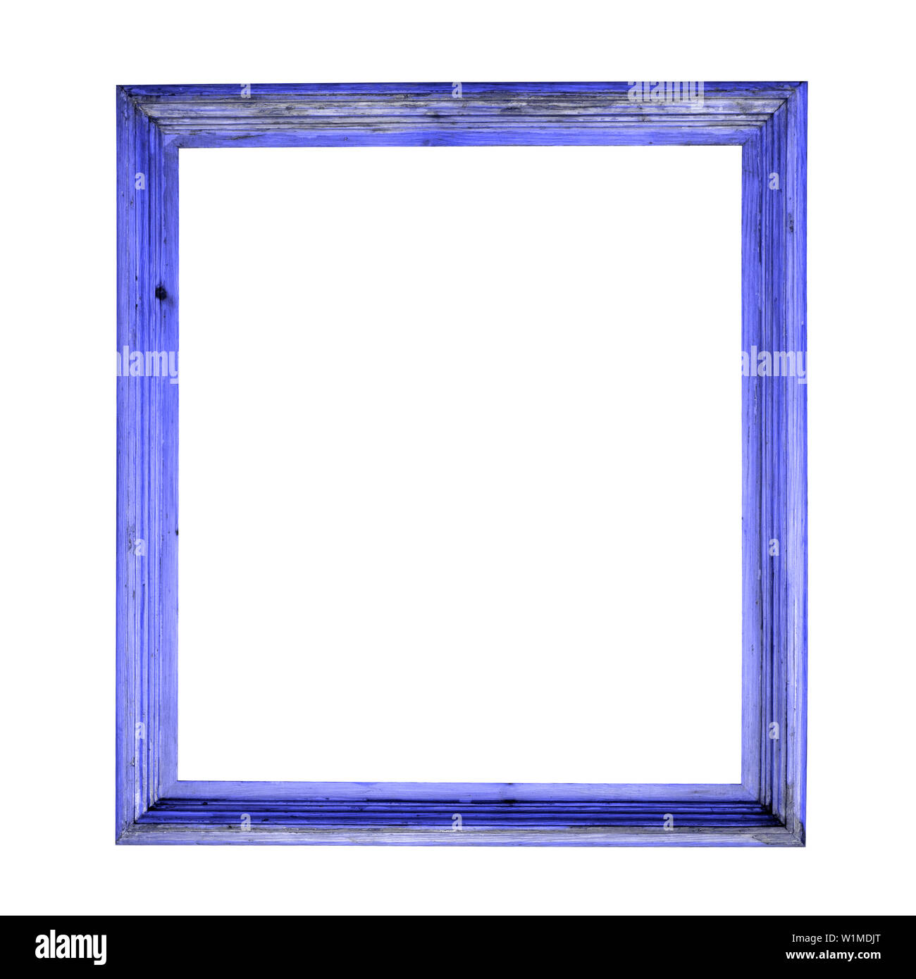 blue frame isolated on white background Stock Photo - Alamy