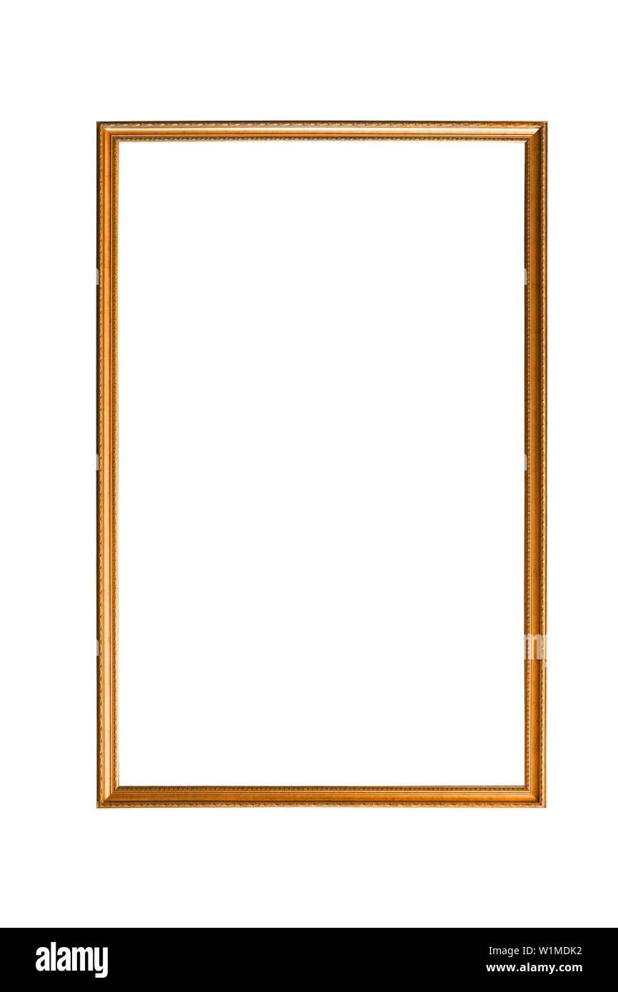 orange frame isolated on white background Stock Photo - Alamy