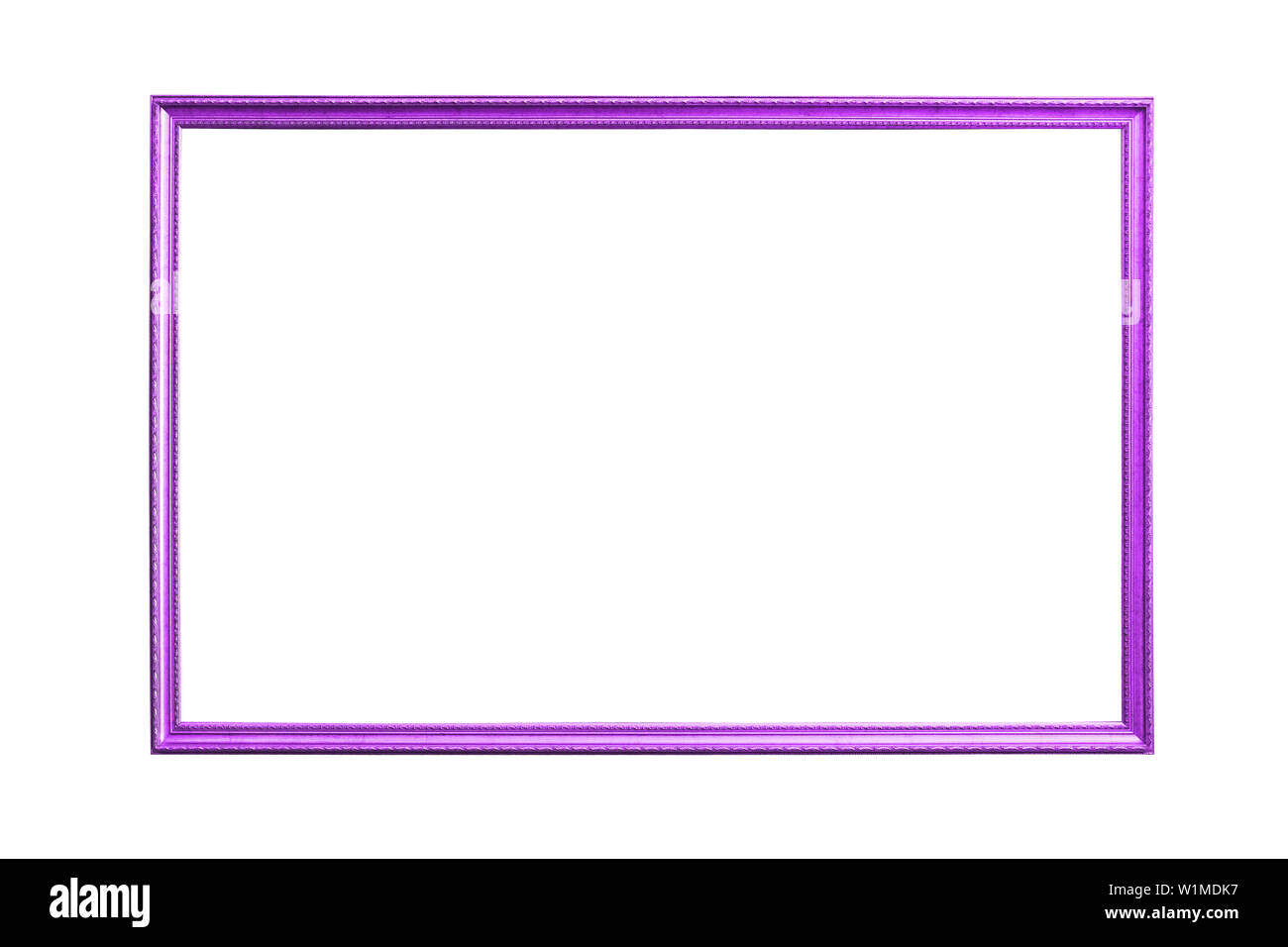 purple frame isolated on white background Stock Photo - Alamy