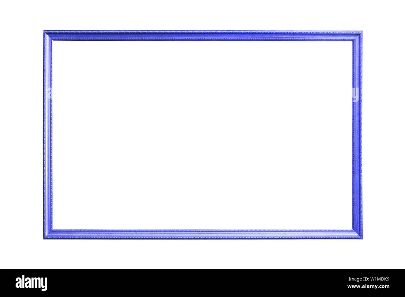 blue frame isolated on white background Stock Photo - Alamy