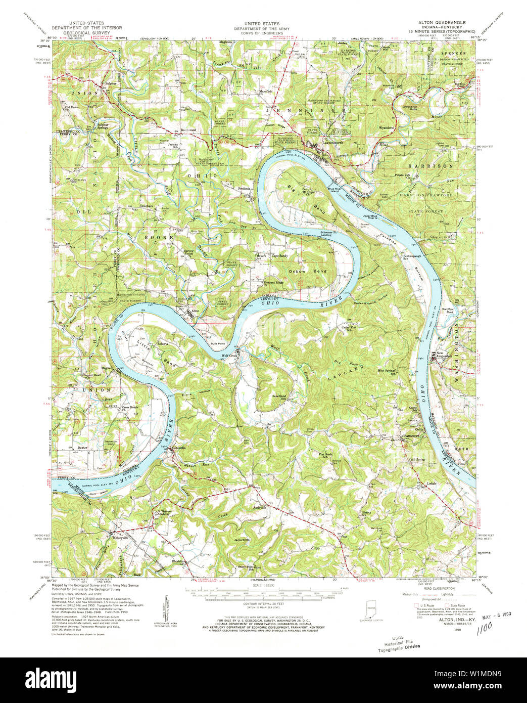 Alton map Cut Out Stock Images & Pictures - Alamy