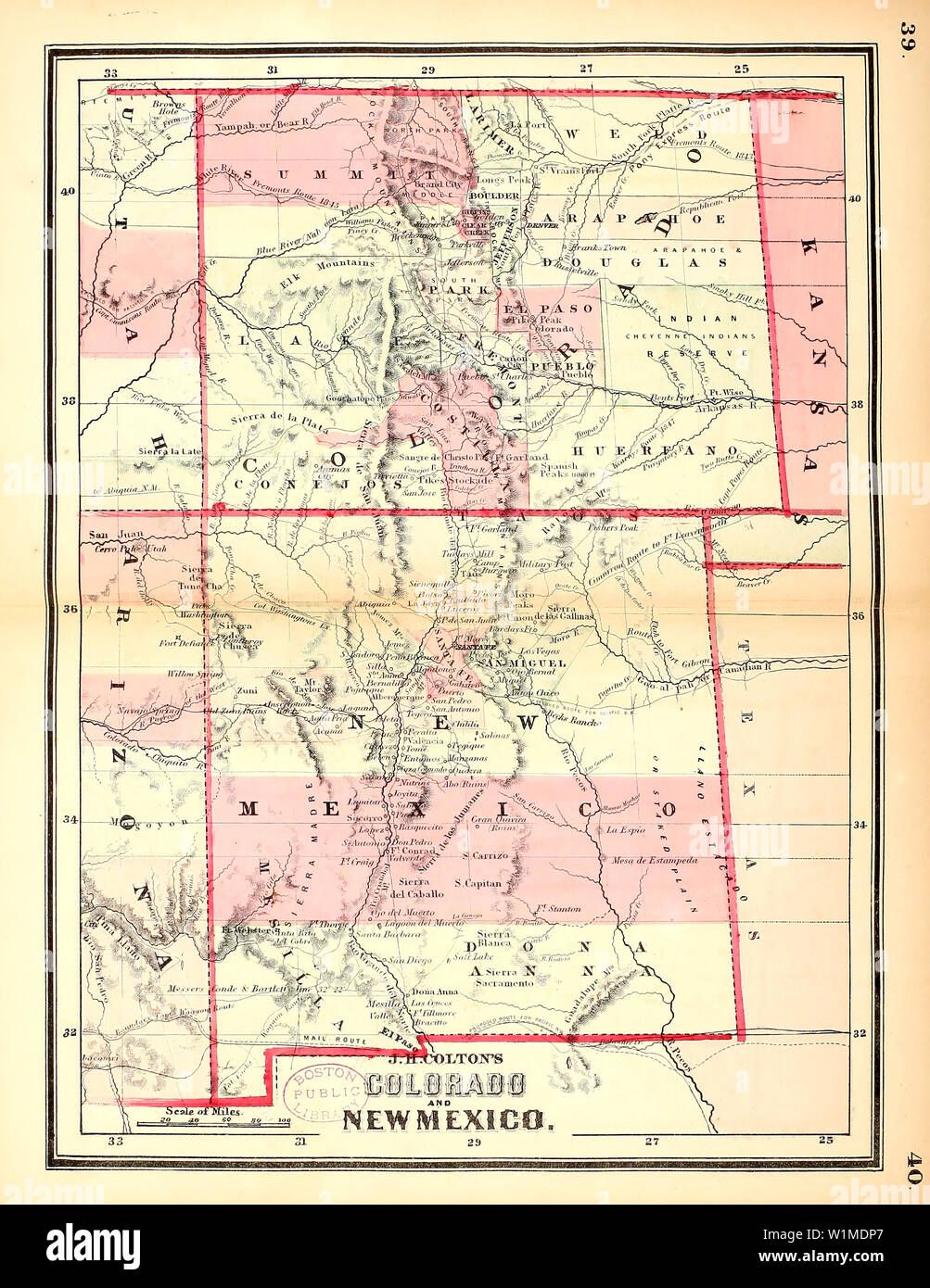 California arizona mexico border map hi-res stock photography and ...