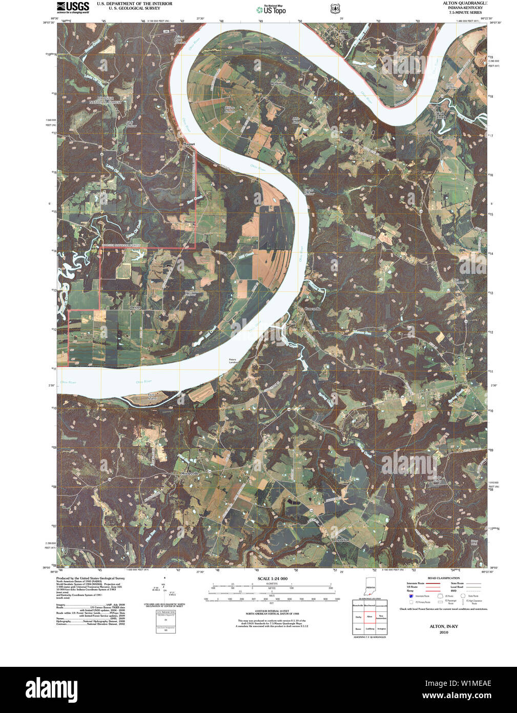 Alton map hi-res stock photography and images - Alamy