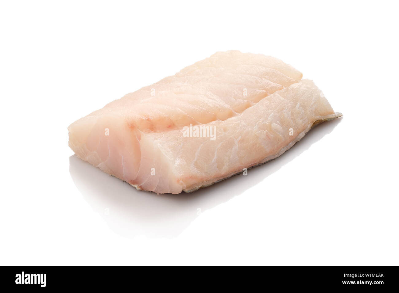 Raw cod fish white isolated Stock Photo - Alamy