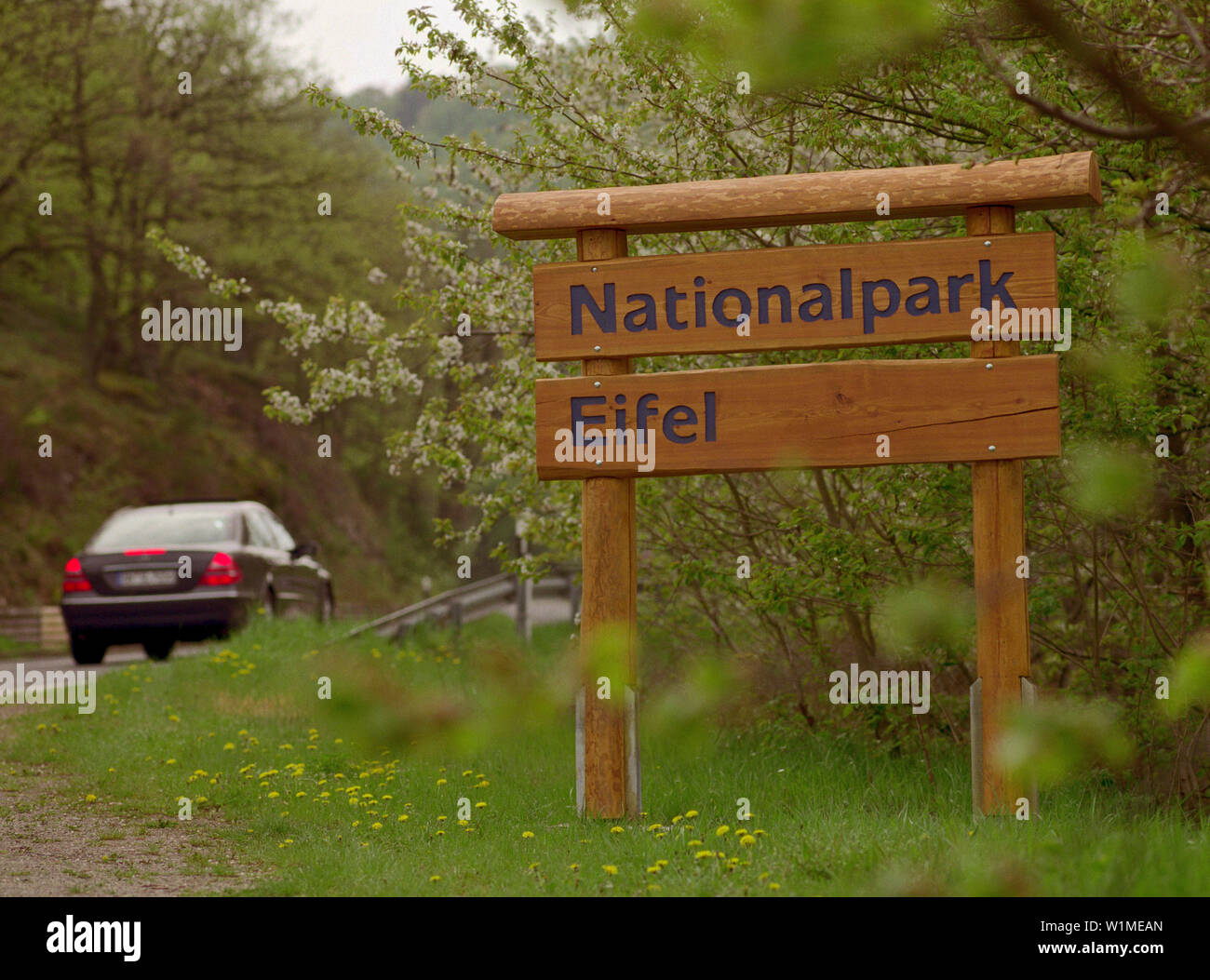 National park Eifel sign, Eifel, Germany Stock Photo - Alamy