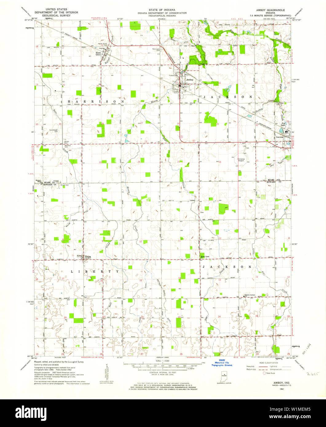 Map of amboy hi-res stock photography and images - Alamy
