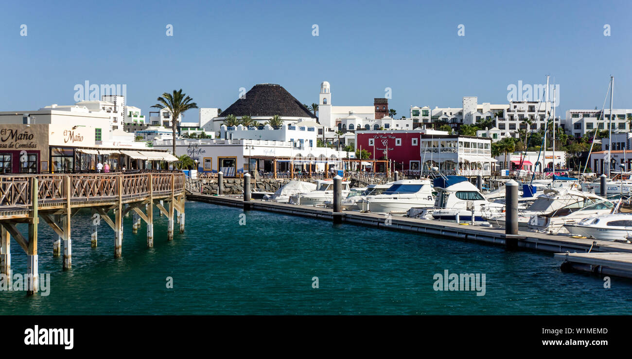 Marina rubicon playa blanca lanzarote hi-res stock photography and ...