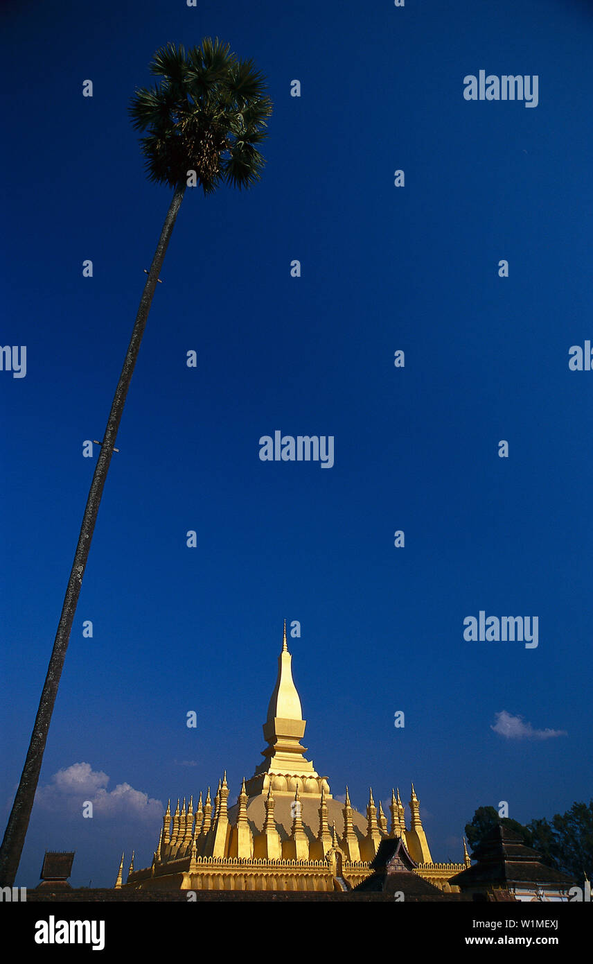 That Luang, Vientiane Laos Stock Photo - Alamy