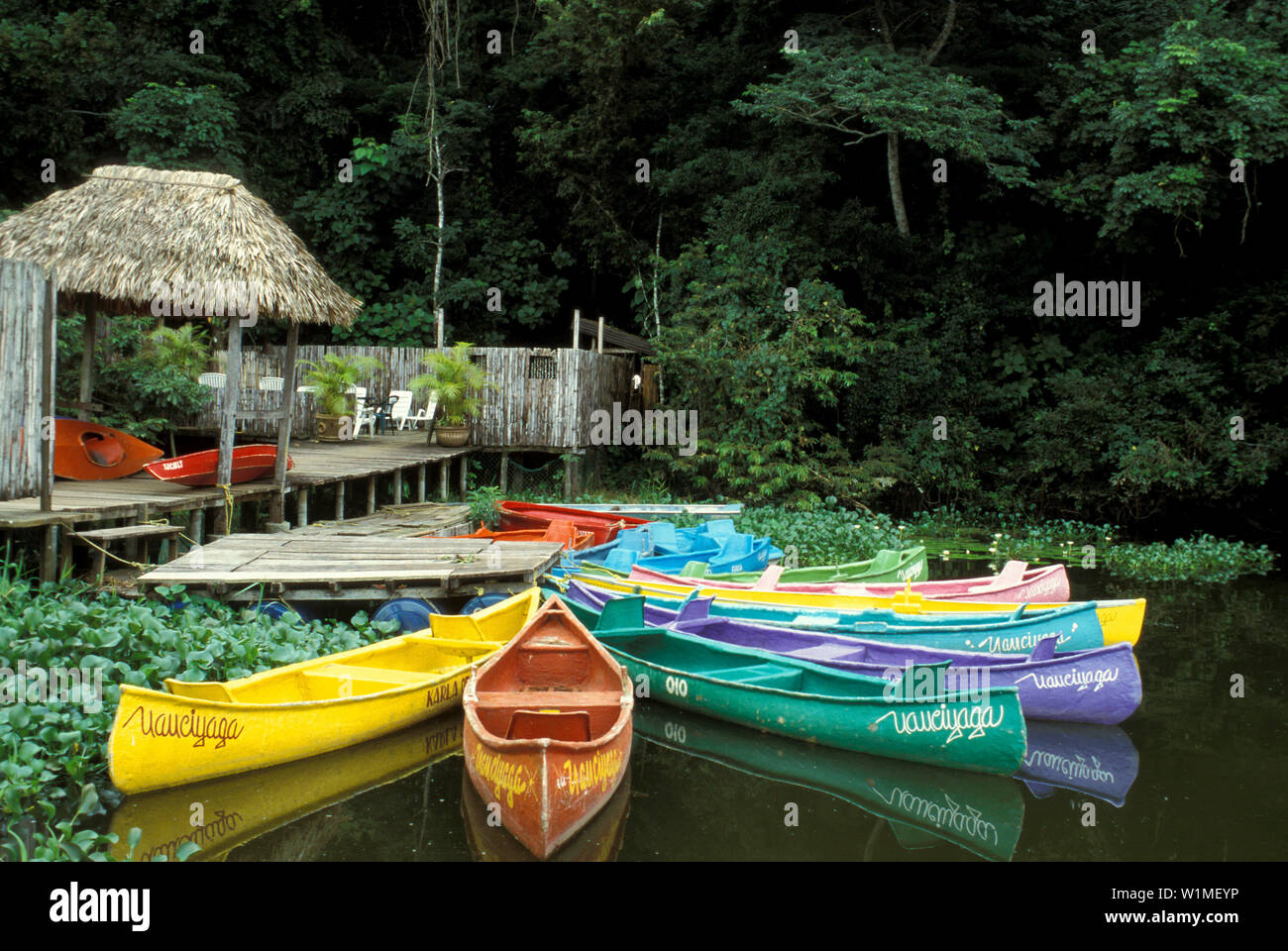 Boats, Laguna de Catemaco, Veracruz Mexico Stock Photo - Alamy