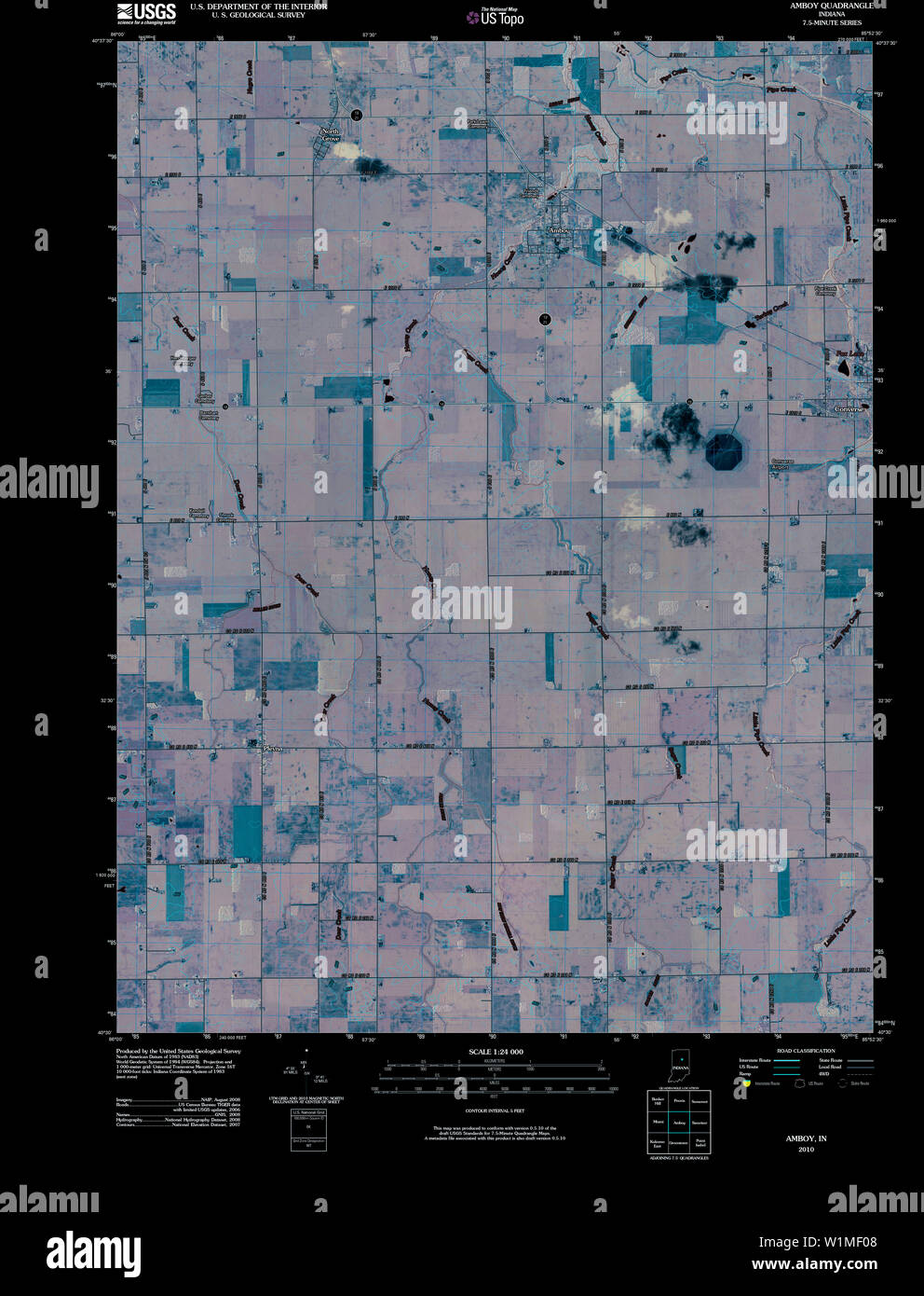 Amboy map hi-res stock photography and images - Alamy