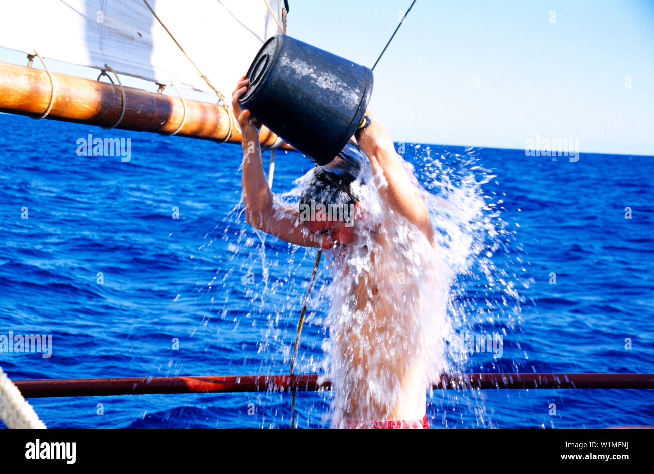 Traditional Sailing Ship - Open Ocean Tonga - South Pacific - PR - MR ...