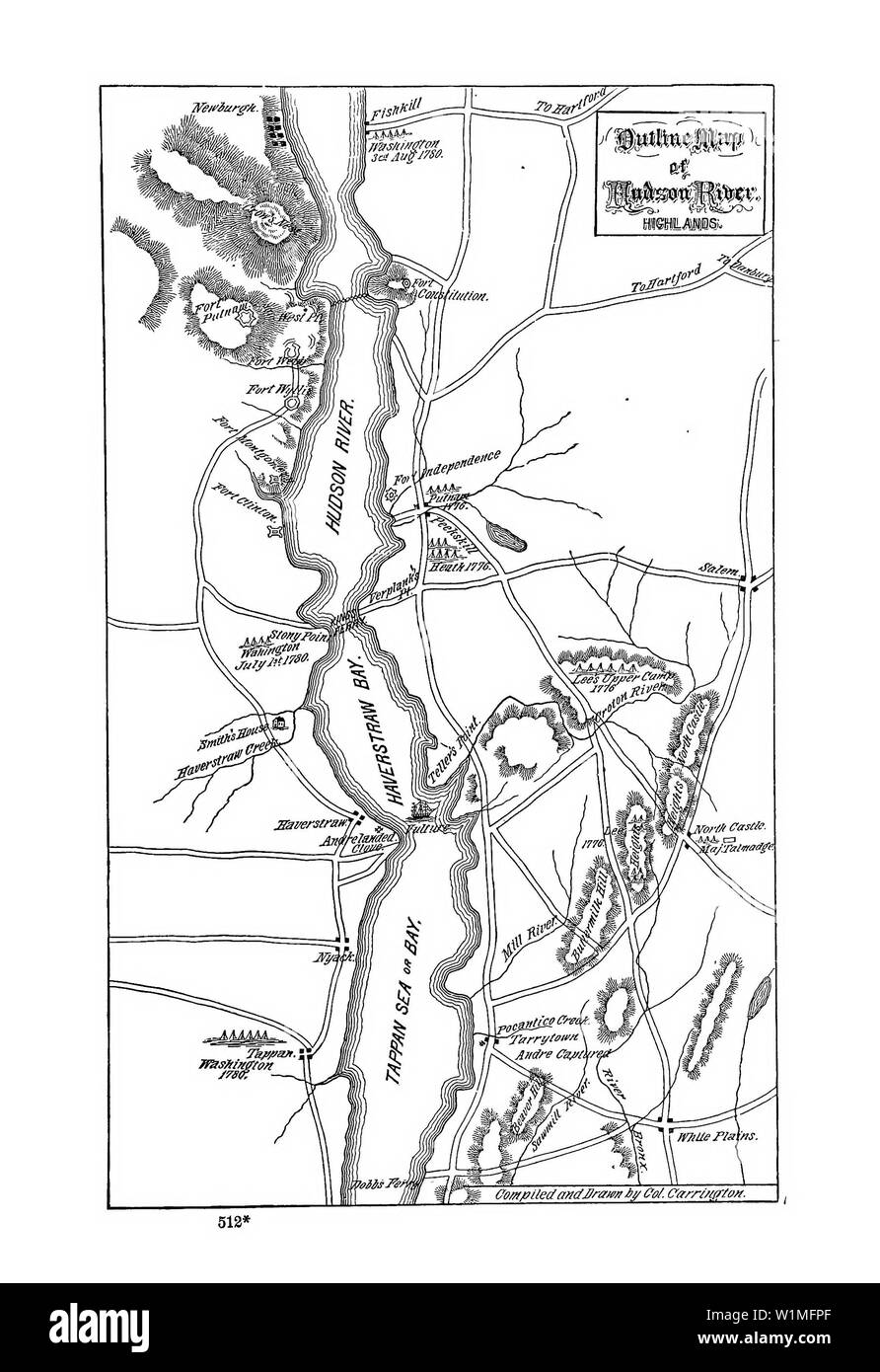 Old american maps Cut Out Stock Images & Pictures - Alamy