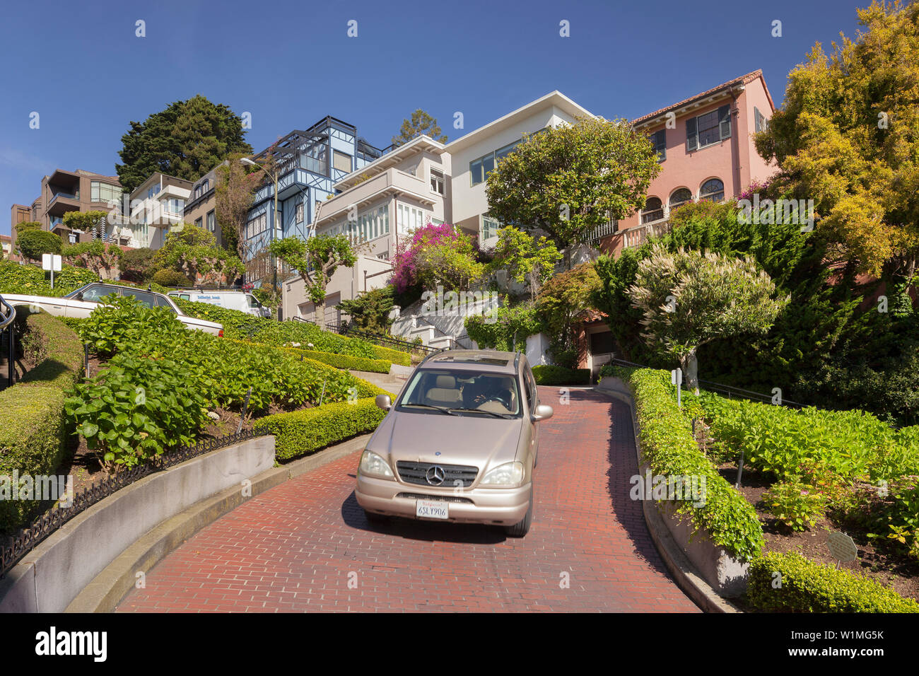 Russian hill san francisco california hi-res stock photography and ...